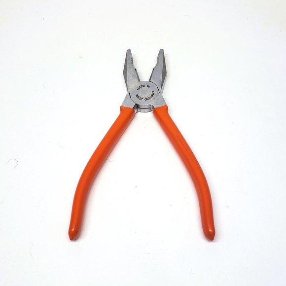 Other | West Germany Pliers Orange Handle Flat Nose Orange Handle Wire ...